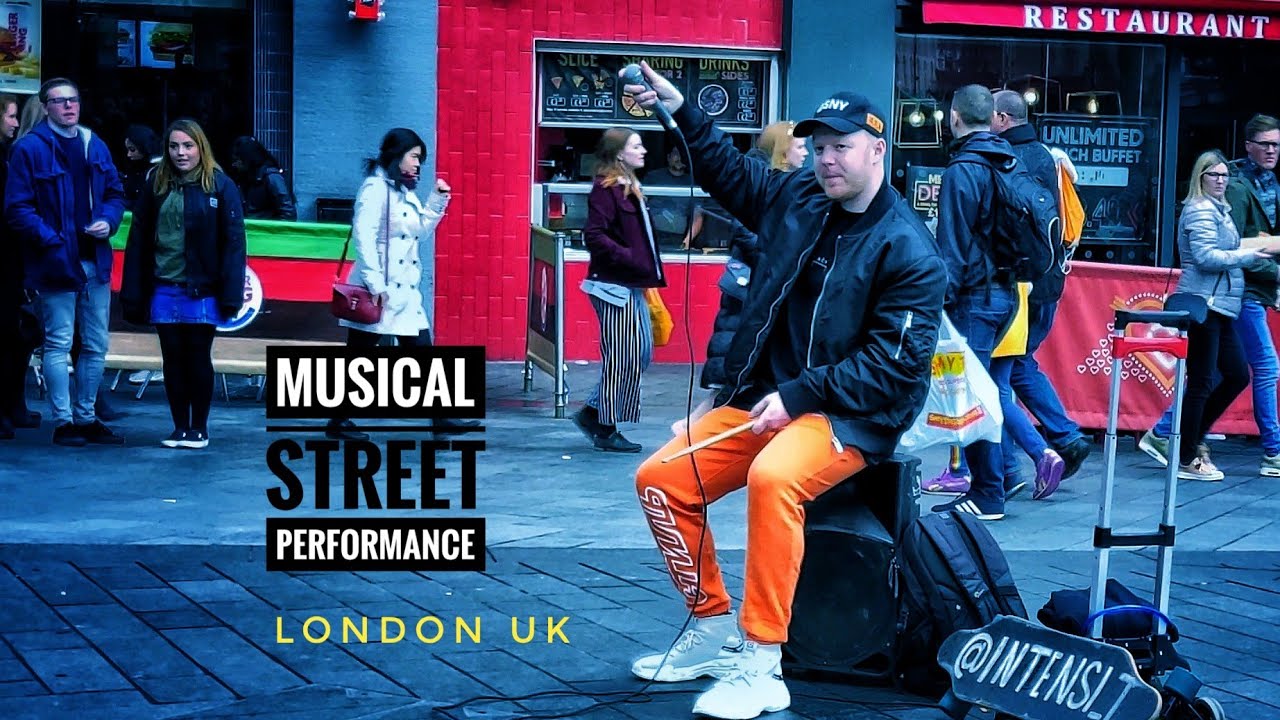 Live Musical Performance on London Streets | Making Music from his ...