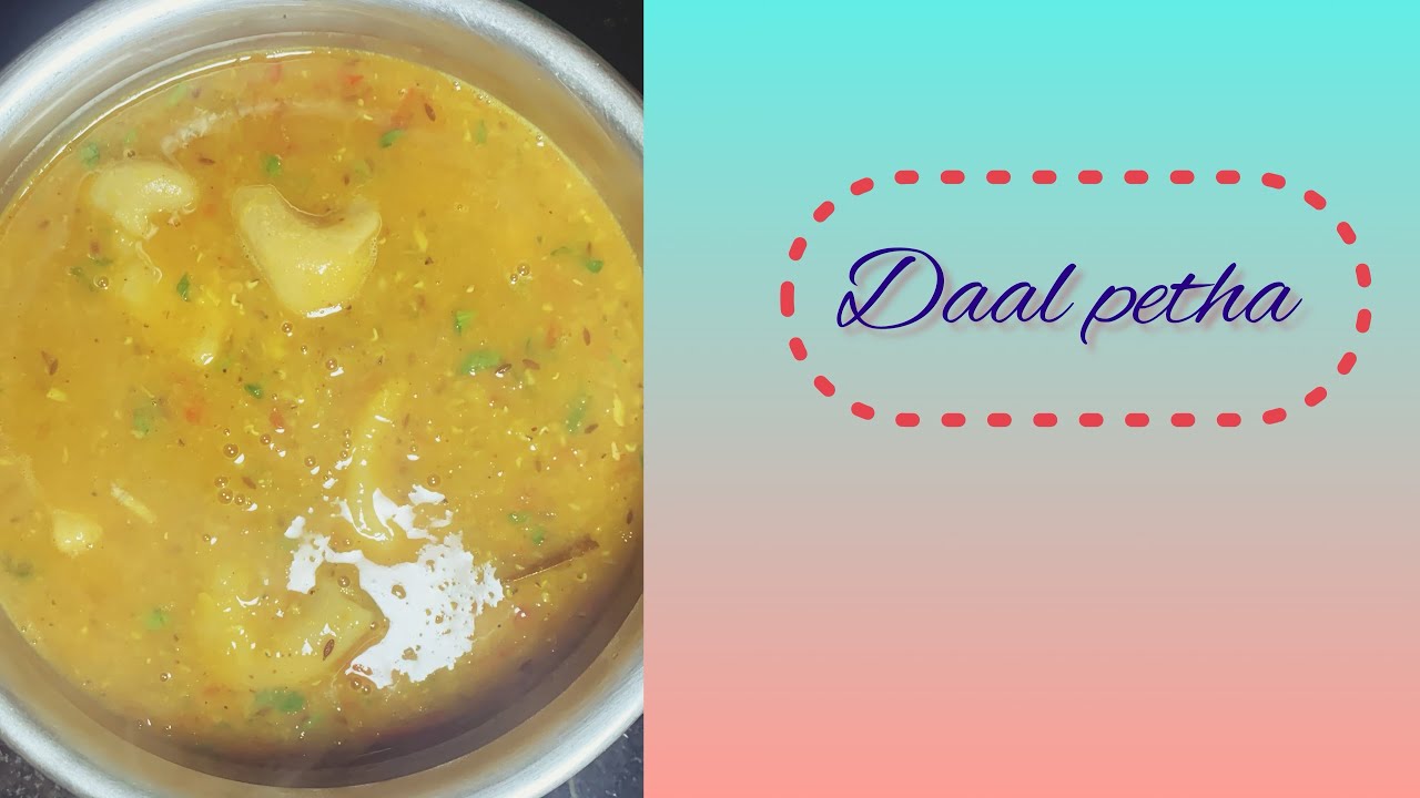 @kitchens_essence || daal petha || tasty dish || traditional cooking ...