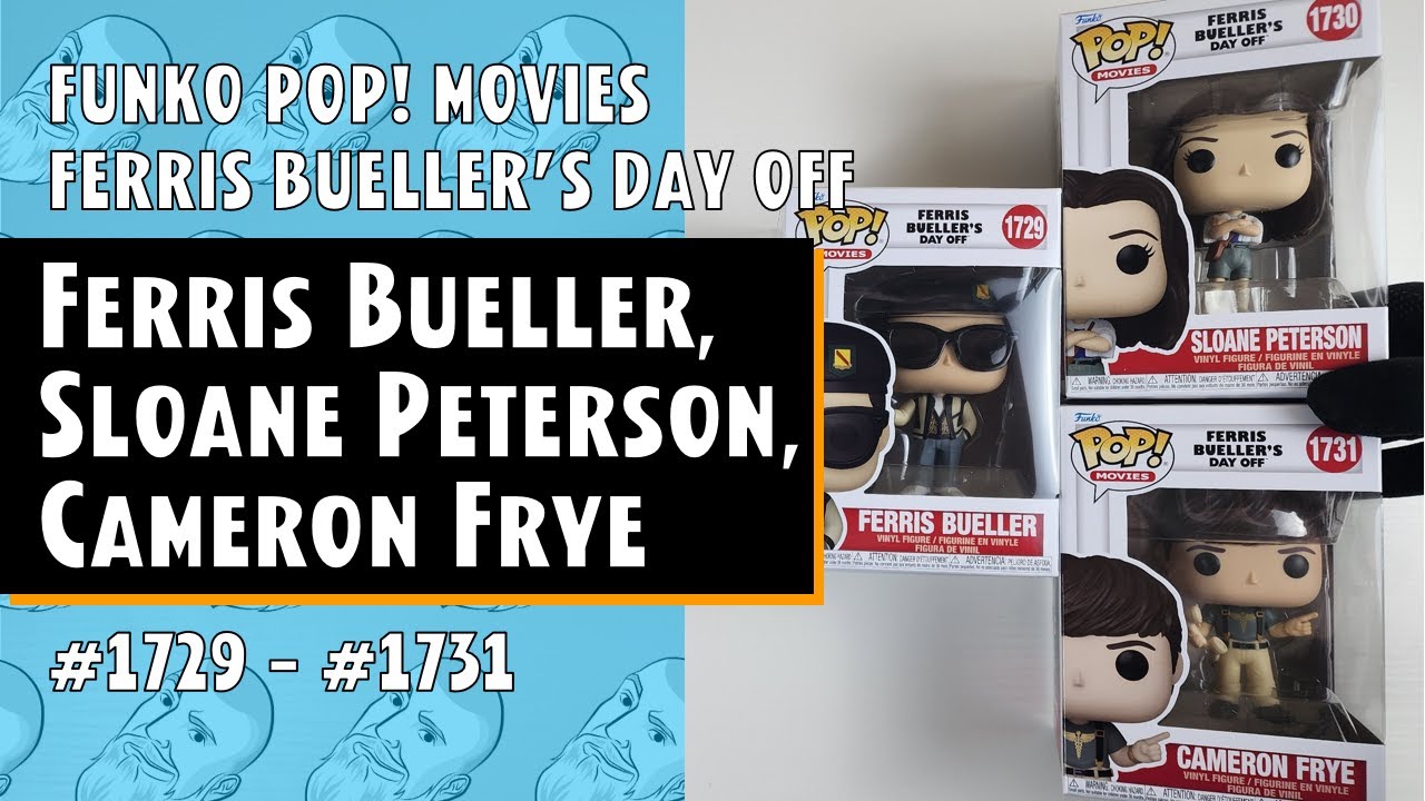 Ferris, Sloane, Cameron Funko Pop - Ferris Bueller's Day Off // Just ...