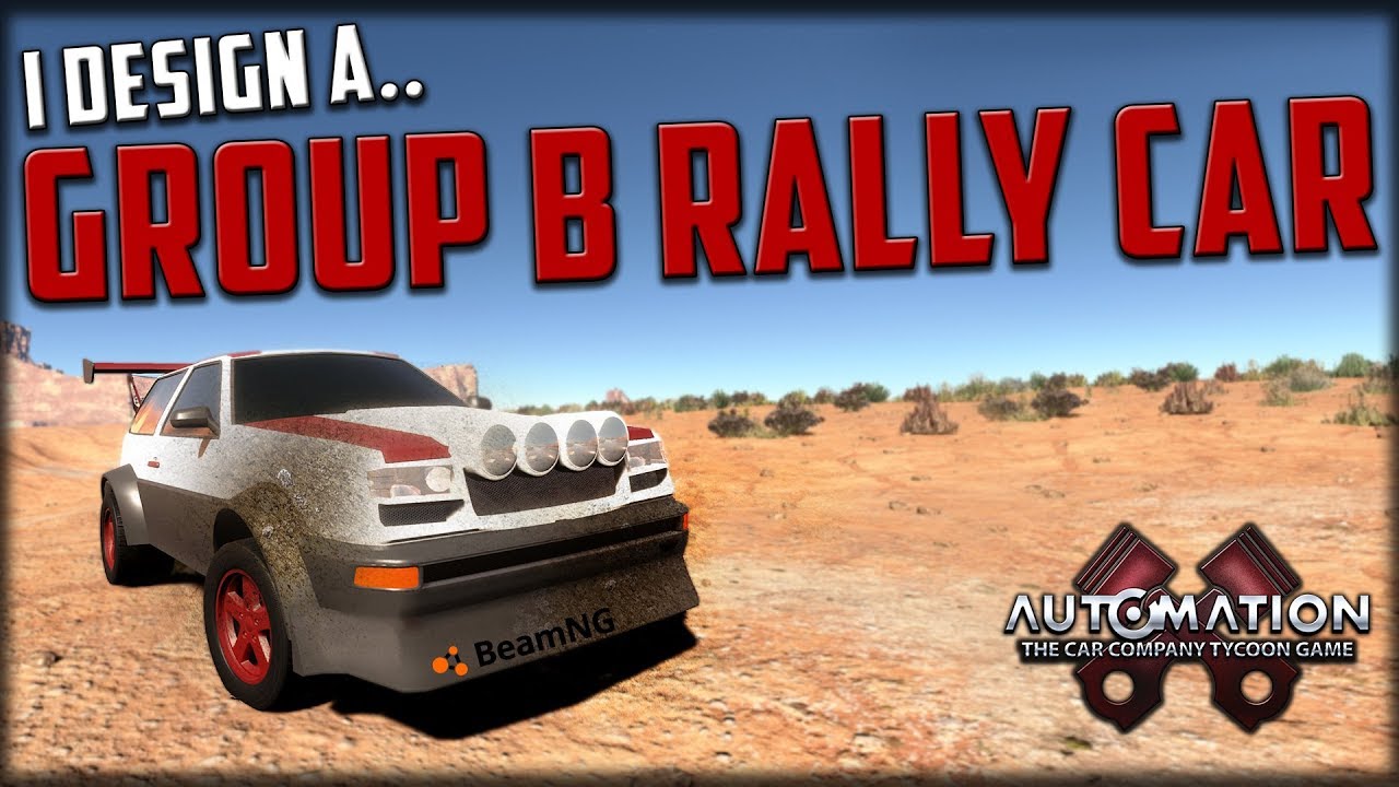 Building A Group B Rally Car In Automation / BeamNG - YouTube