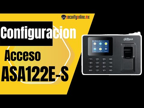 Configuracion facil Control asistencia Dahua ASA1222E-S con SmartPSS Lite