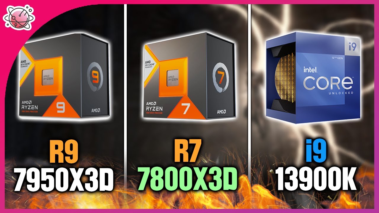 R7 7800X3D vs i9 13900K vs R9 7950X3D | Real Gaming Benchmark | 1080p ...