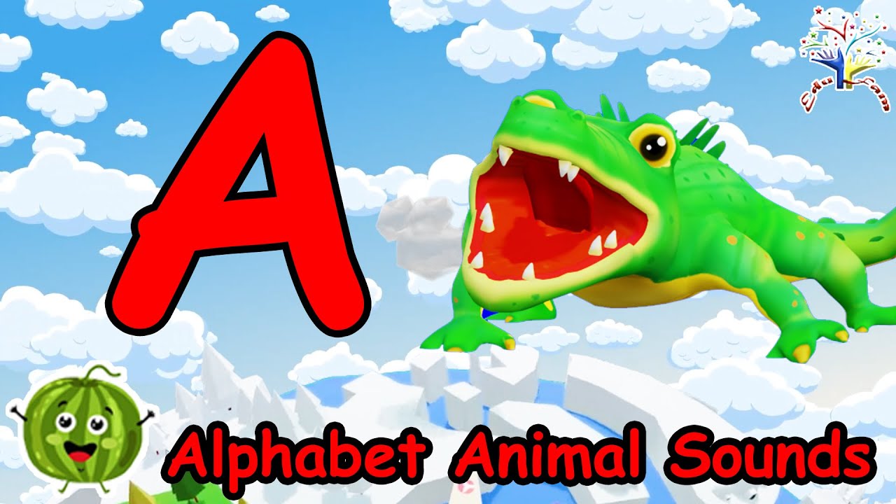 🔤🎶 Alphabet Animal Sounds | A to Z Animal Sounds Song for Kids! 🦁🐘🦜 ...