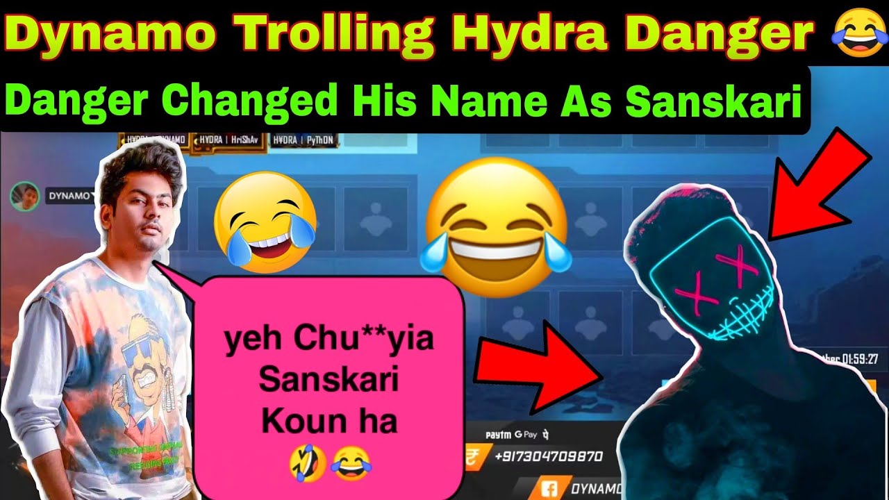 😲Dynamo Trolling 😂 Hydra DANGER | Dynamo 🔥 On SanSkari Danger 🤣 - YouTube