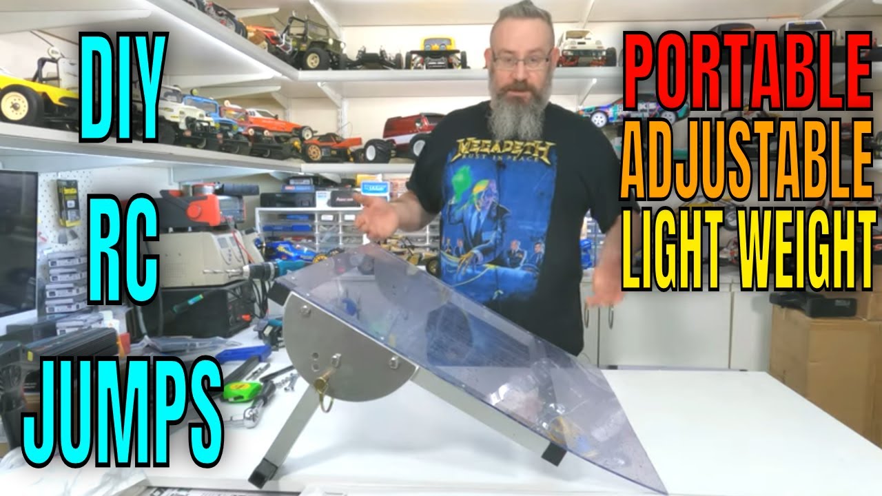DIY Adjustable Portable Jump Ramp For RC Cars - YouTube