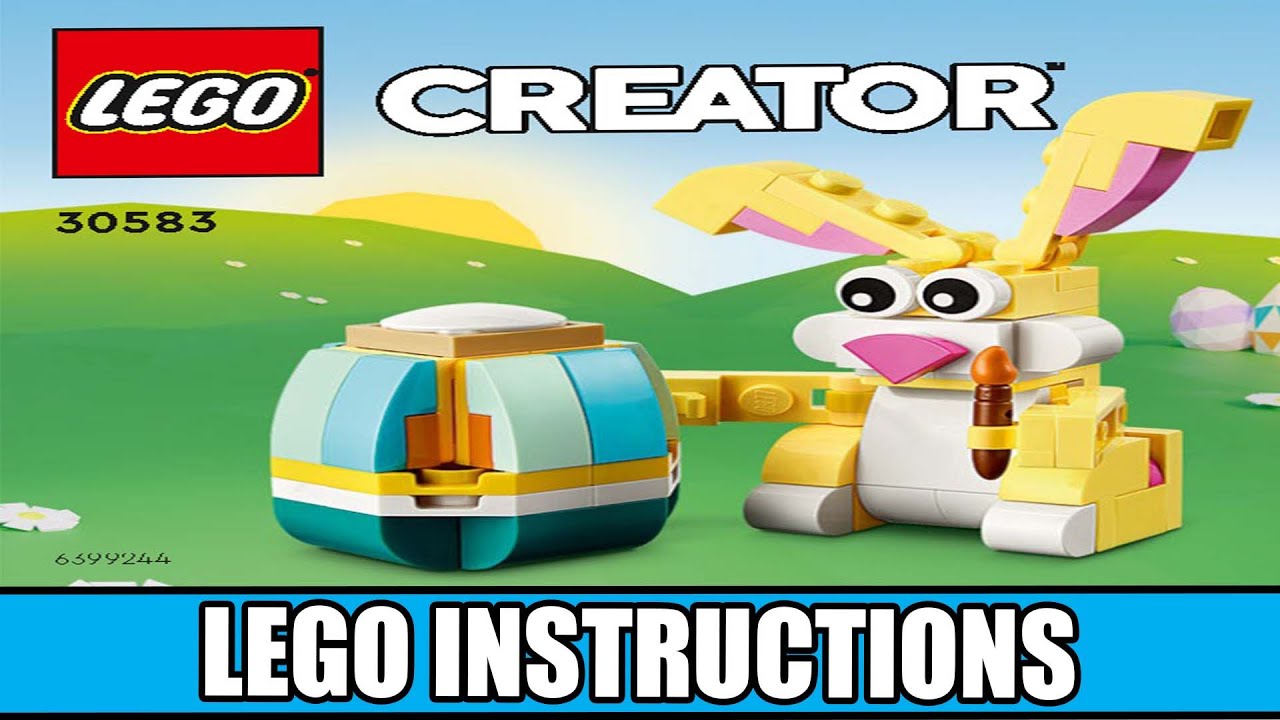 LEGO Instructions | Creator | 30583 | Easter Bunny - YouTube