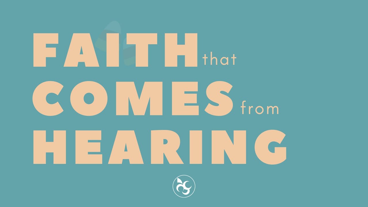 Faith that comes from hearing | Pastor Raph Fernandes l Vineswfl.church - YouTube