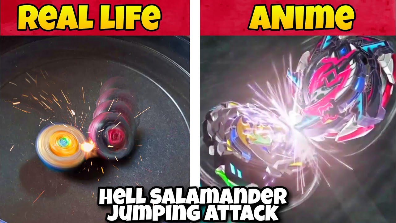 hell salamander jumping attack in real life vs anime | best attack ...