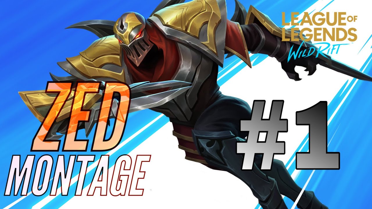 ZED COMBO SKILL | League Of Legends Wild Rift ' _ Purple Montage - YouTube