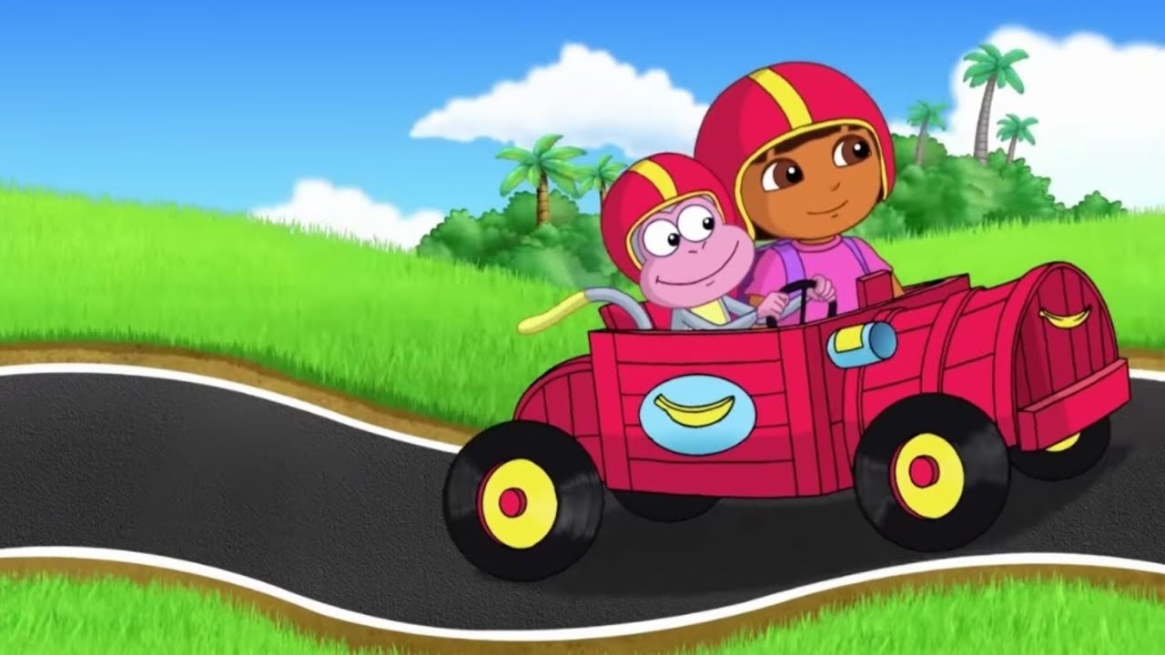 Dora and friends coloring book | Dora buji in car drawing | Dora ...