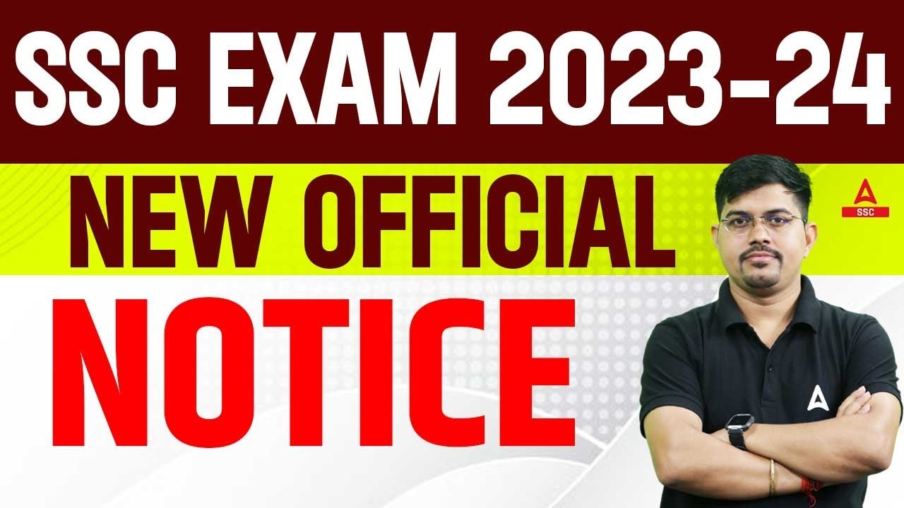 SSC Exam 2023-24 | SSC New Notice | SSC New Pattern Details By Vinay ...