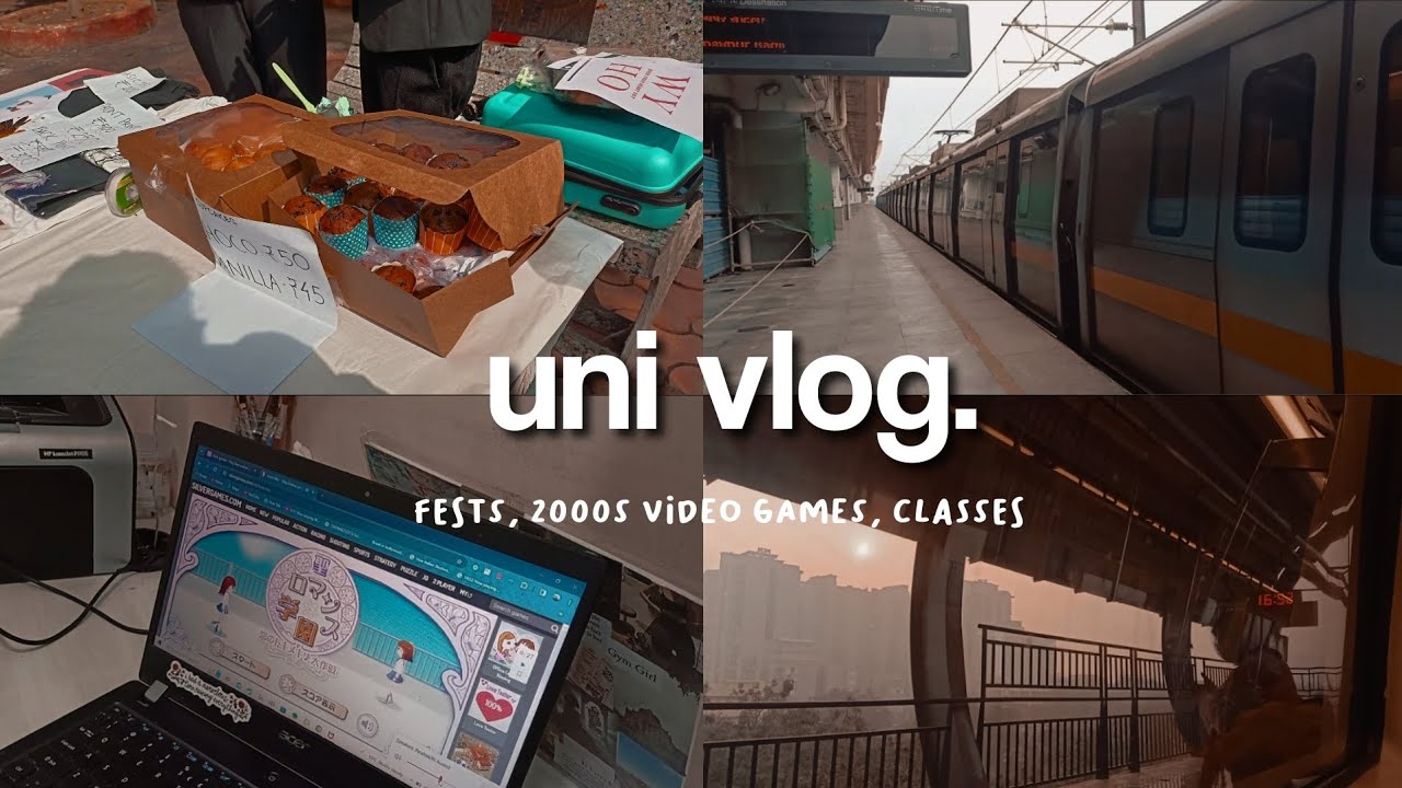 uni vlog 🌷┆ep 3 !¡ fests, 2000s video games, classes 👓 - YouTube