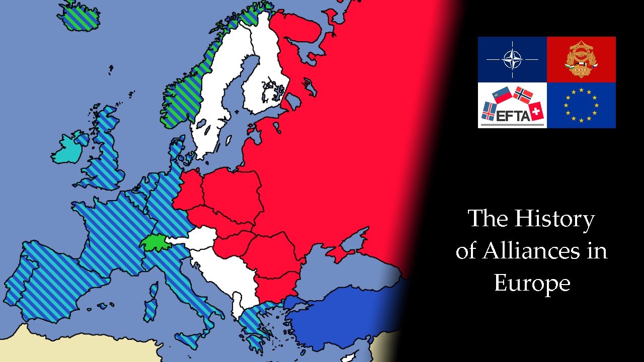 The History of Alliances in Europe (1815-2021): Every Year - YouTube