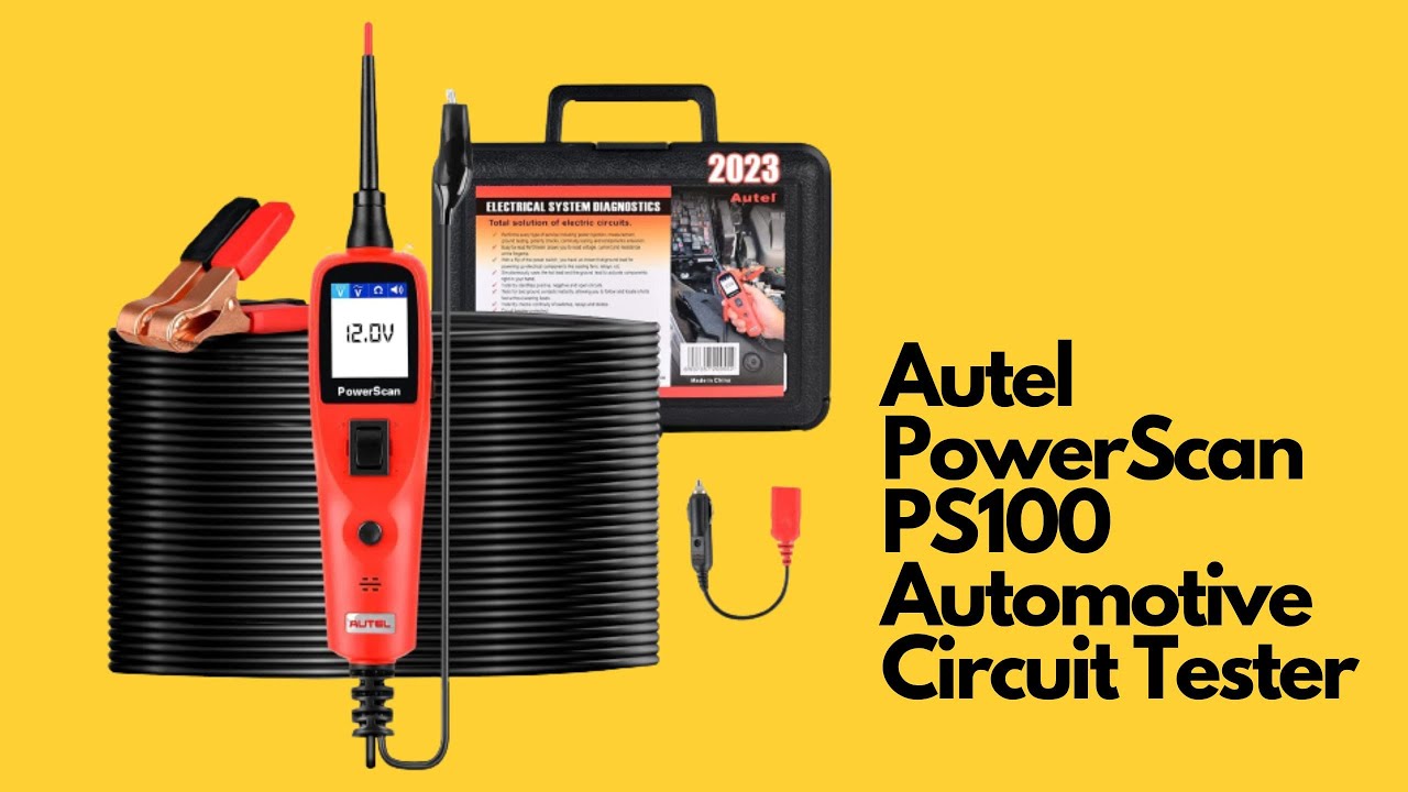 Autel PowerScan PS100 Automotive Circuit Tester - YouTube