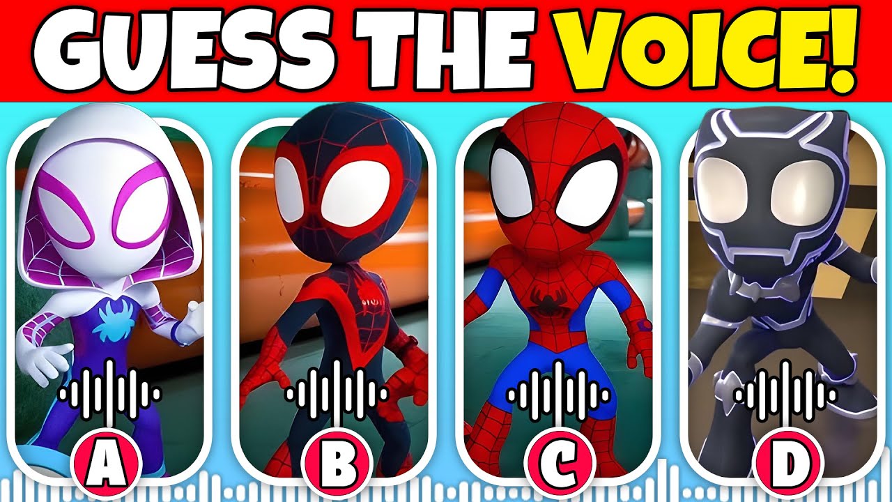 🕷️Can You GUESS The Marvel's Spidey Characters Just by Their Voice?! 🔊🕸 ...