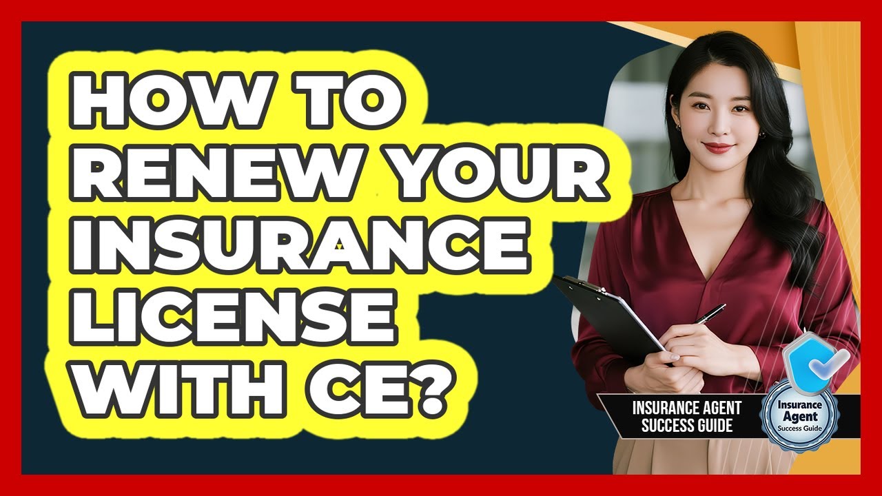 How To Renew Your Insurance License With CE? - YouTube