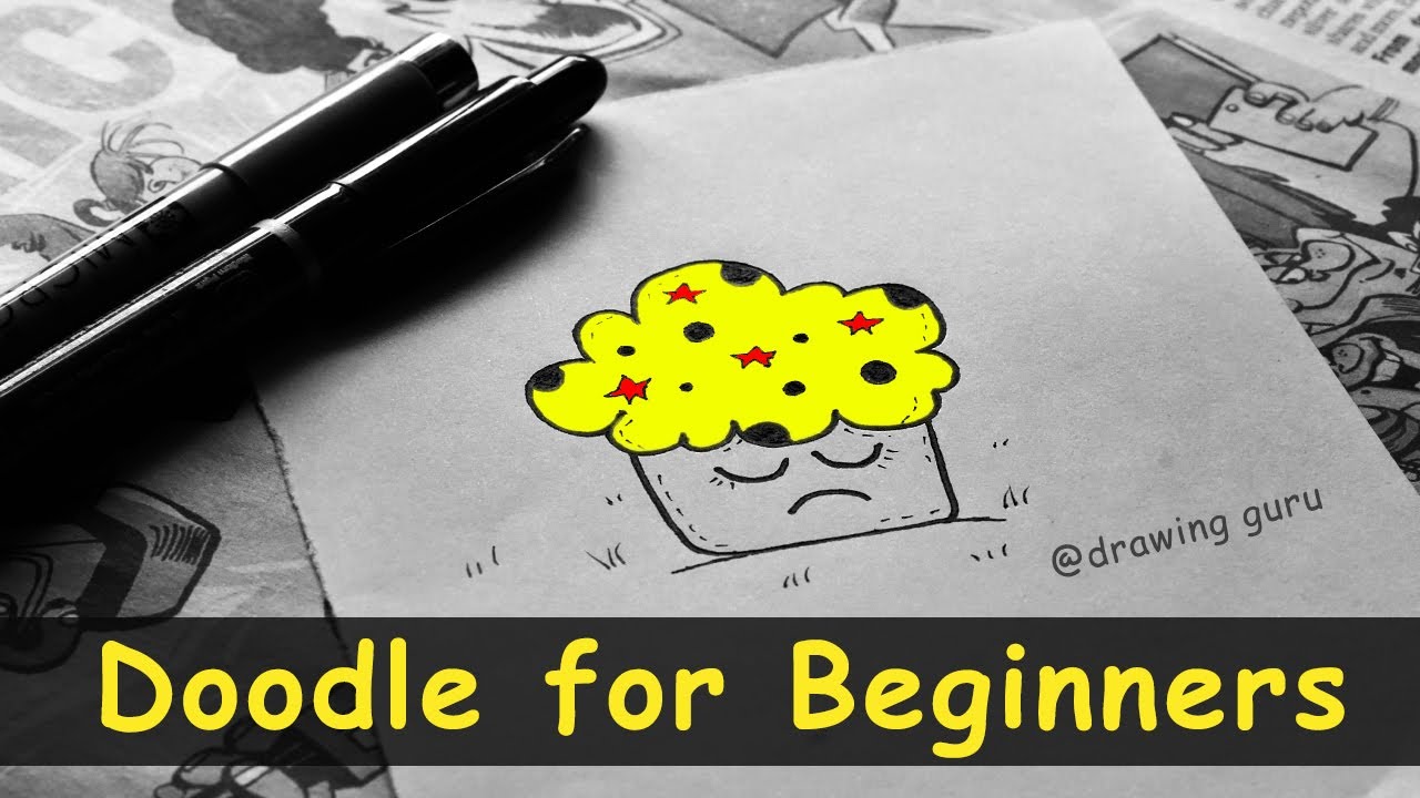 Doodle for Beginners with Drawing guru | How to learn form scratch in ...