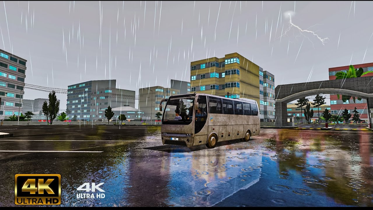 ‼️😱😱😘BUS SIMULATOR ULTIMATE: INDIA PART 2 HEAVY RAIN 🌧️☔ GAMEPLAY VIDEO ...