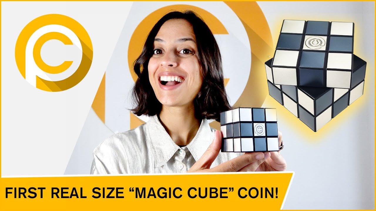 FIRST REAL SIZE "MAGIC CUBE" COIN! - YouTube