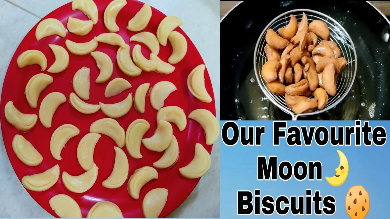 Our Favourite Moon🌛Biscuits🍪😍 only 4 ingredients ️Crispy😋Store For ...