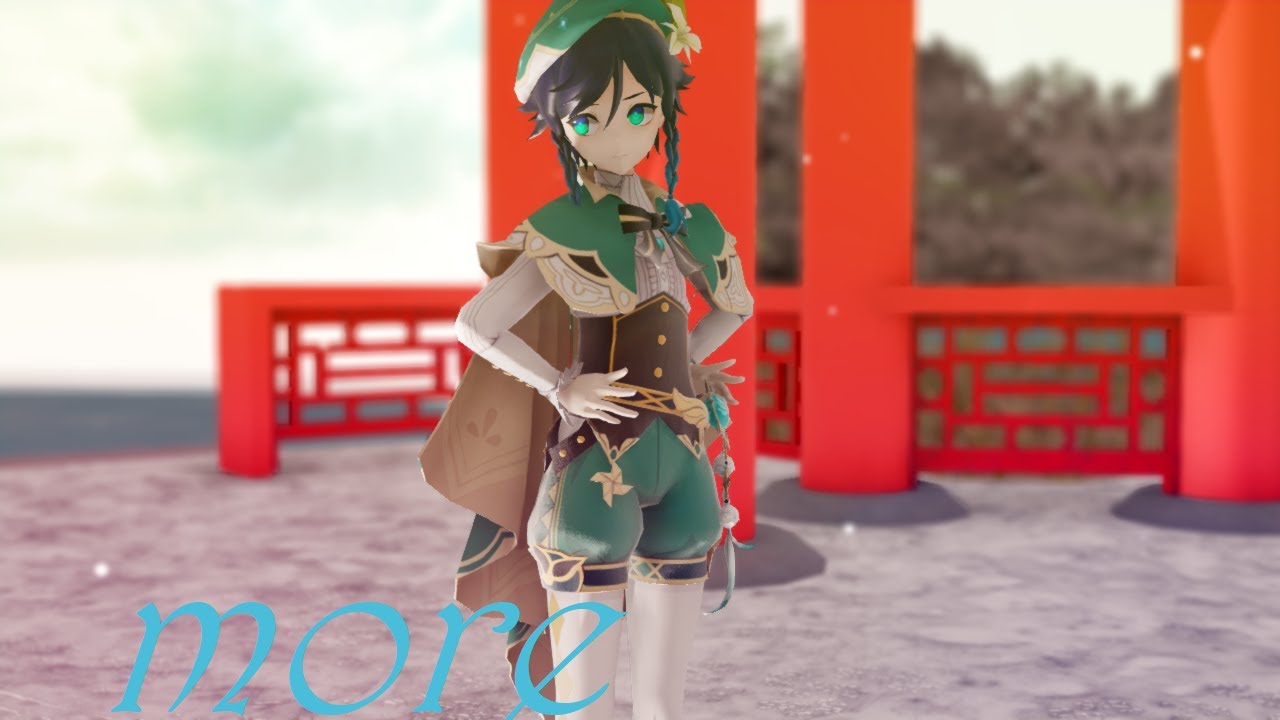 MMD genshin impact venti -more(kda) - YouTube