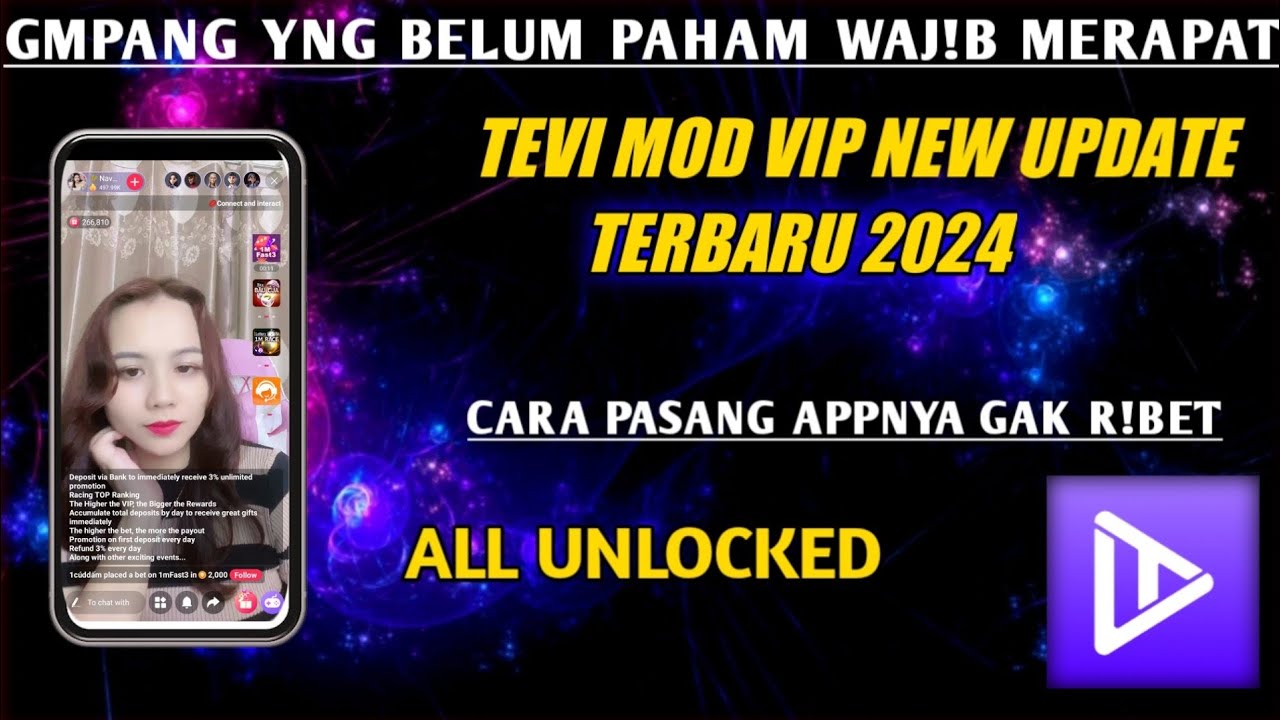 🔴GAMPANG " YNG BELUM PAHAM WAJ!B MERAPAT !! TEVI MOD VIP NEW UPDATE TERBARU 2024 - YouTube