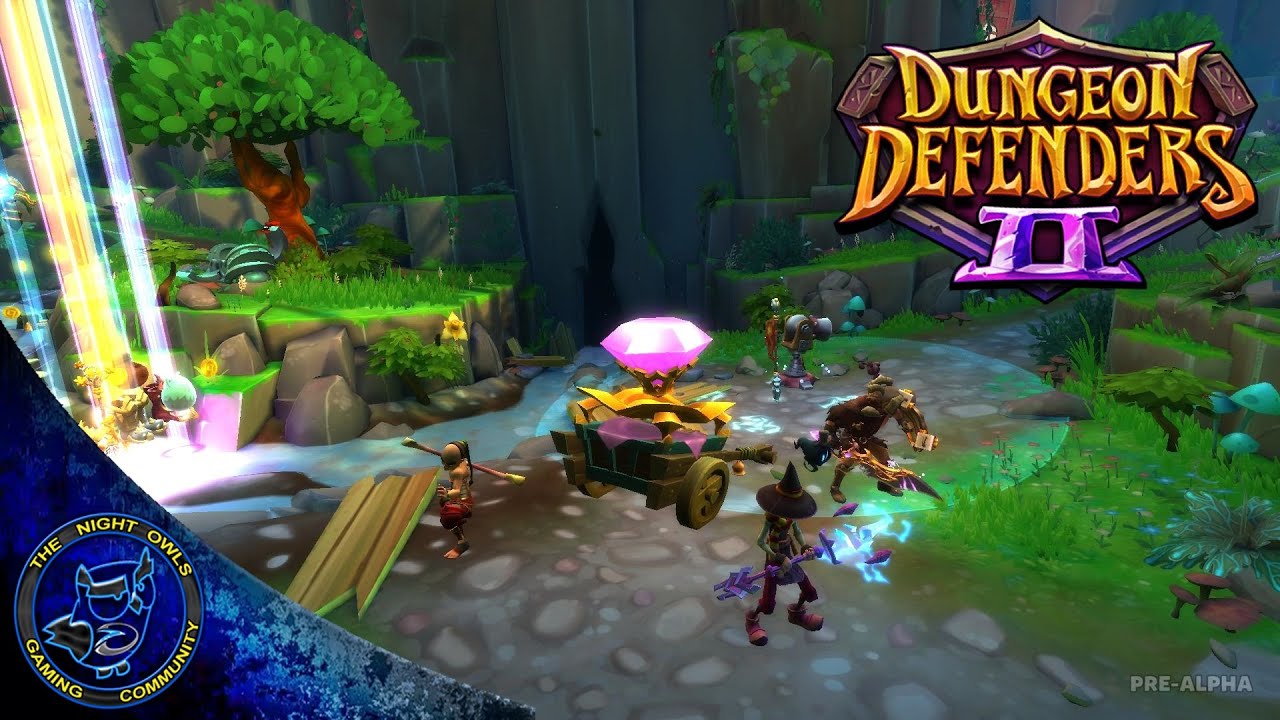 Dungeon Defenders 2: Crossroads Map | Coop w/the NOG Army (Pre-Alpha ...