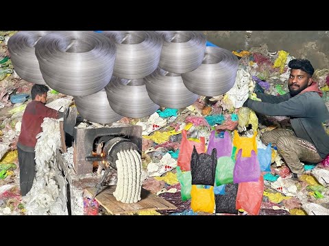 Amazing process Plastic Strapping Patti making with Recycling Plastic ...