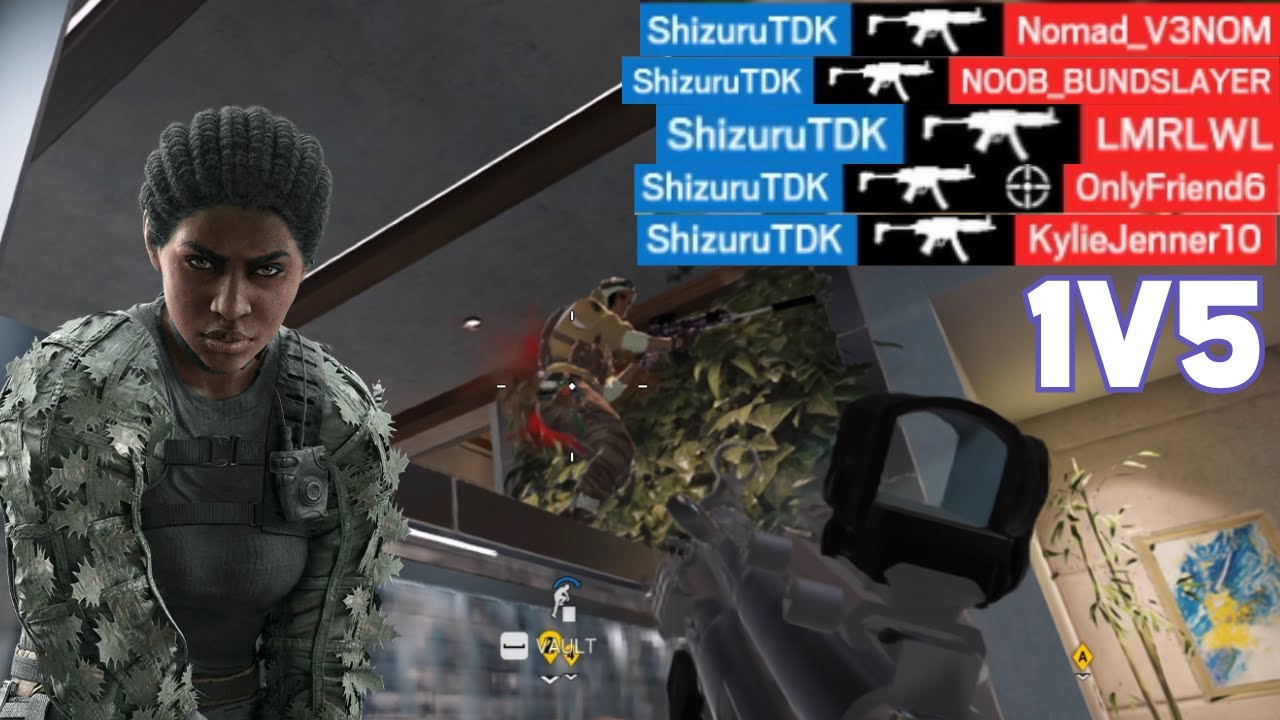 The Melusi 1v5 ACE CLUTCH! (Rainbow Six Highlights) - YouTube