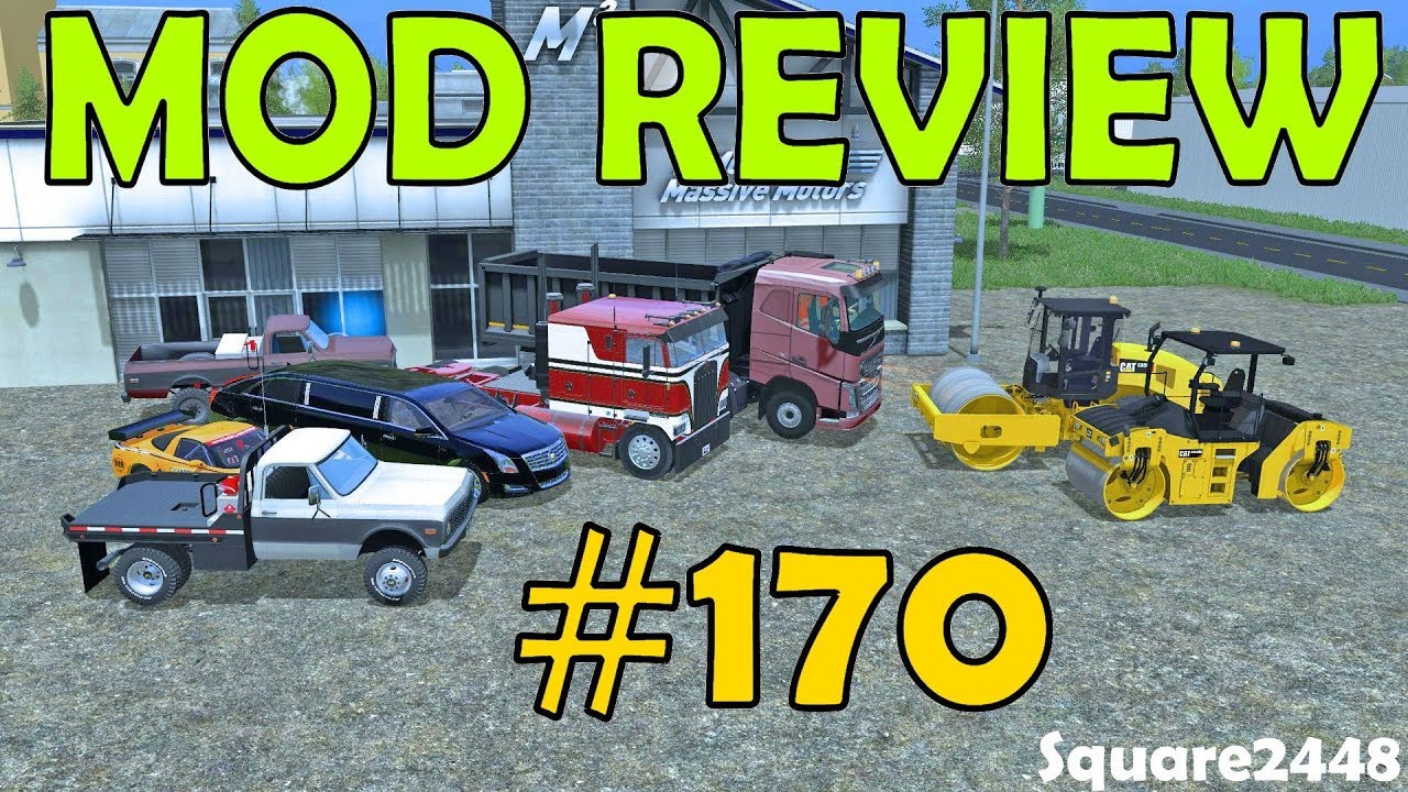 Farming Simulator 17 Mod Review #170 Rollers, Old Chevys, Semi, Dump ...