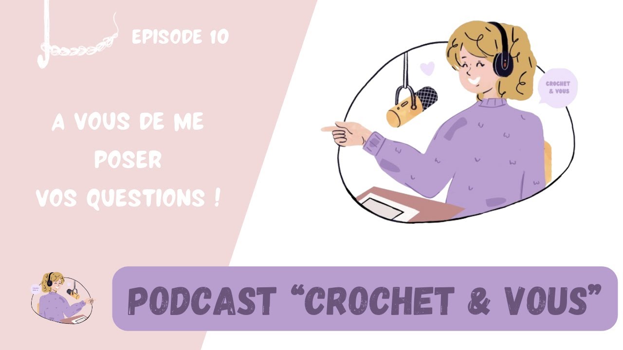 🎉🎙️ Épisode 10 : Plongée dans les Coulisses du Podcast Crochet & Vous ...
