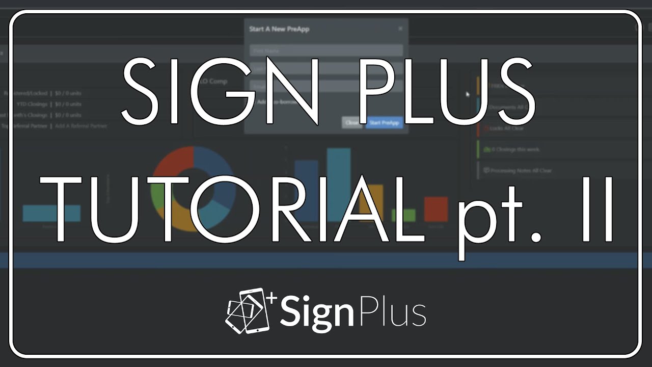 Sign Plus Tutorial II - YouTube