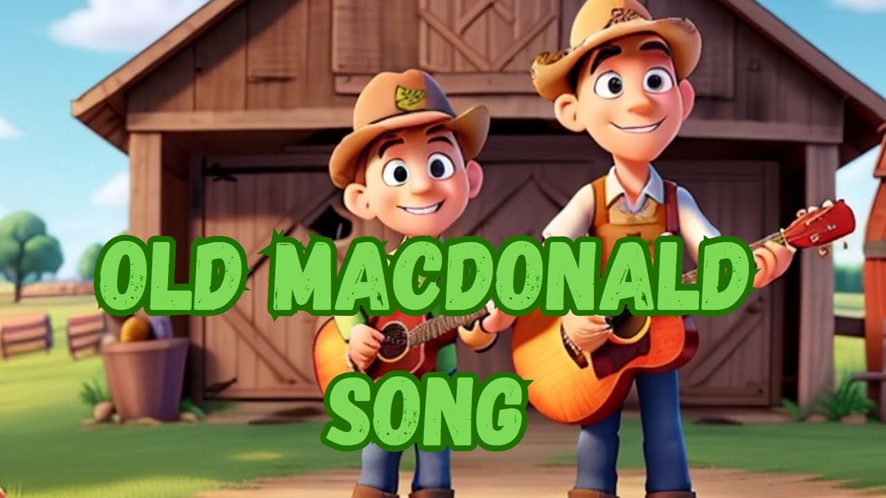 OLD MCDONALD HAD A FARM | NURSERY RHYME | ENGLISH NURSERY RHYME | KIDS ...