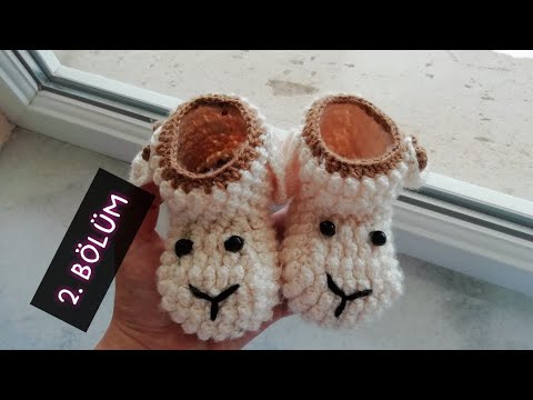 Kabartmalı Bebek Kuzu Botu - - 2 .Bölüm - - #kuzupatik #bebekpatikleri #bebekpatiği #bebekbotu