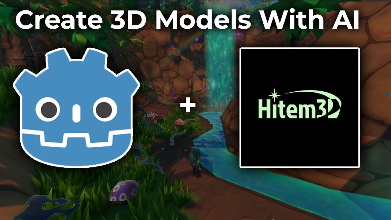 Godot + Hitem: Instantly Generate 3D Models with AI - YouTube