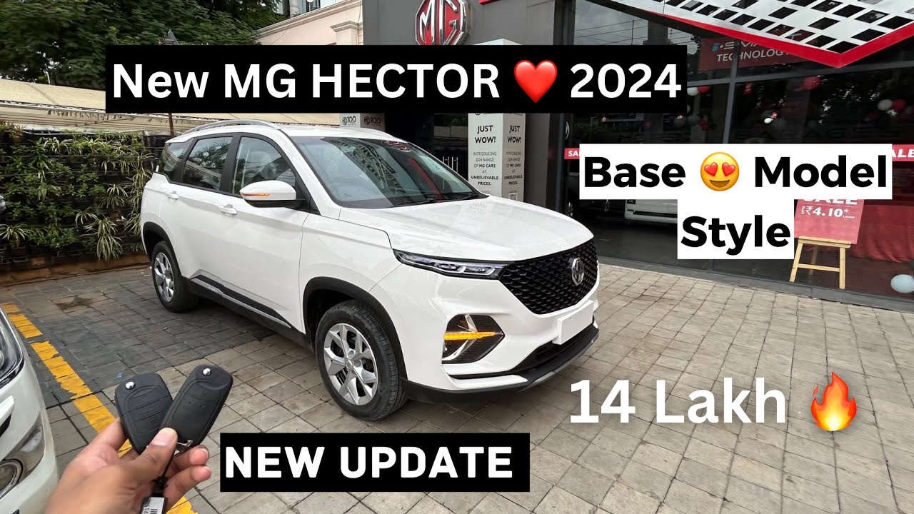 New MG Hector ️ 2024 style Base Model 😍 New Update in 2024 - YouTube
