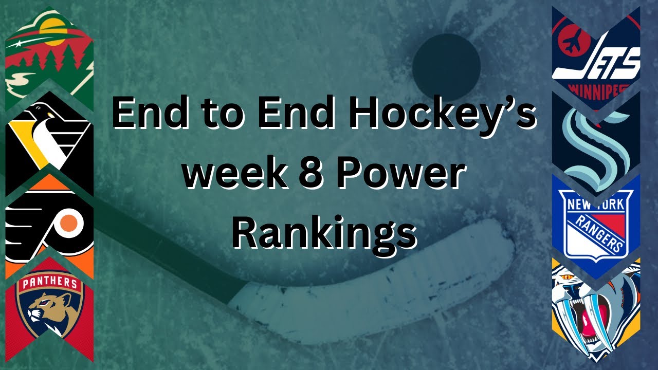 End to End Hockey week 8 power rankings: MIN, PIT, FLO and WAS rise ...