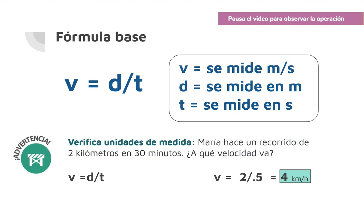Problemas relacionados con velocidad distancia y tiempo primera parte ...