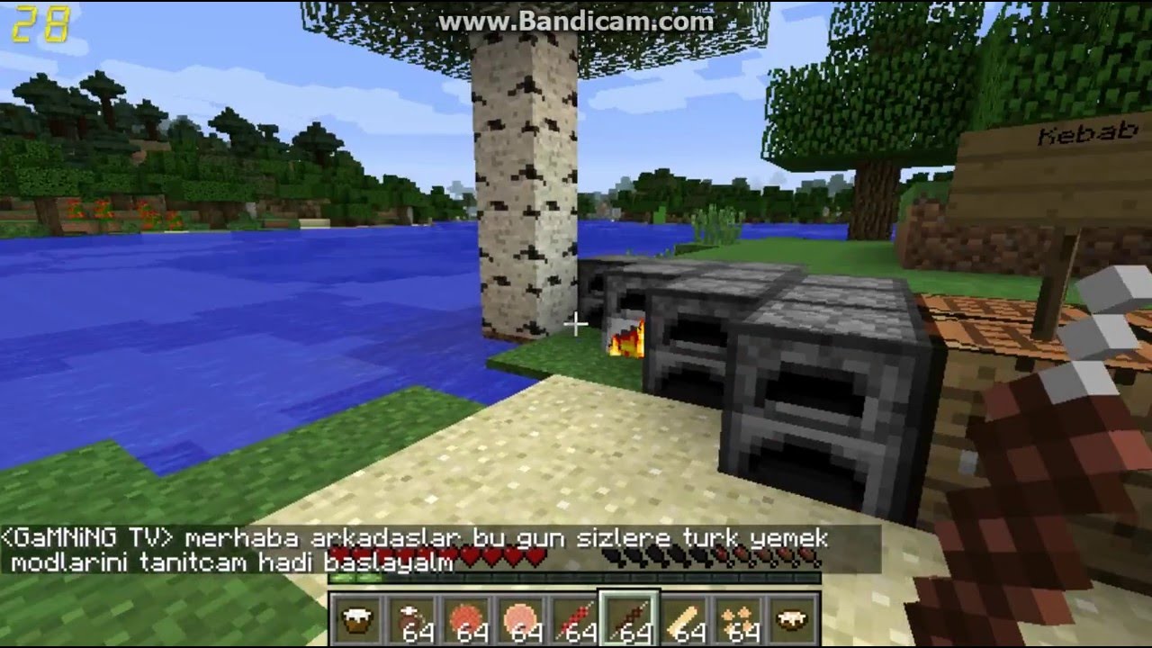 Minecraft Mod Tanitimi.Turkish Meals (1.7.10)(Turk Yemekleri) - YouTube