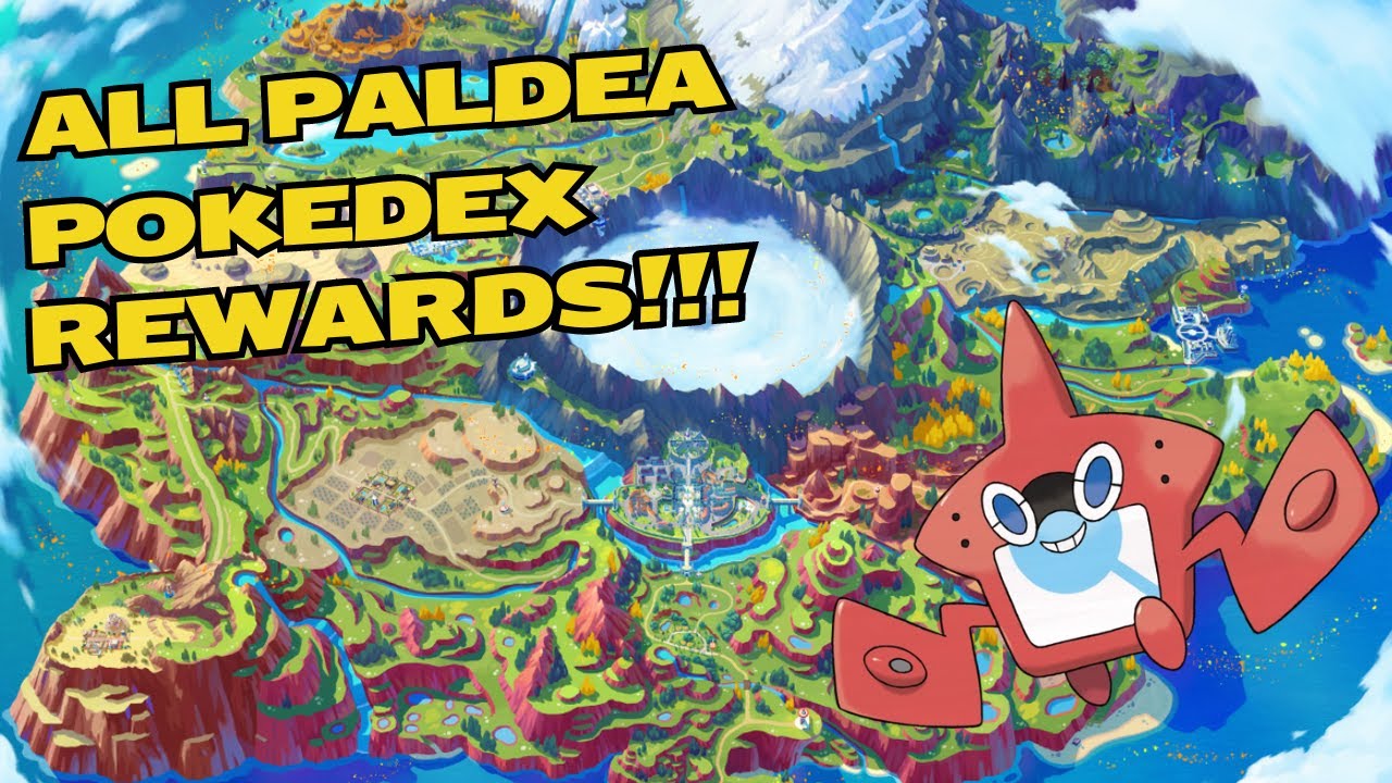 All The Paldea Pokedex Rewards In Pokemon Scarlet and Violet!!!!! - YouTube