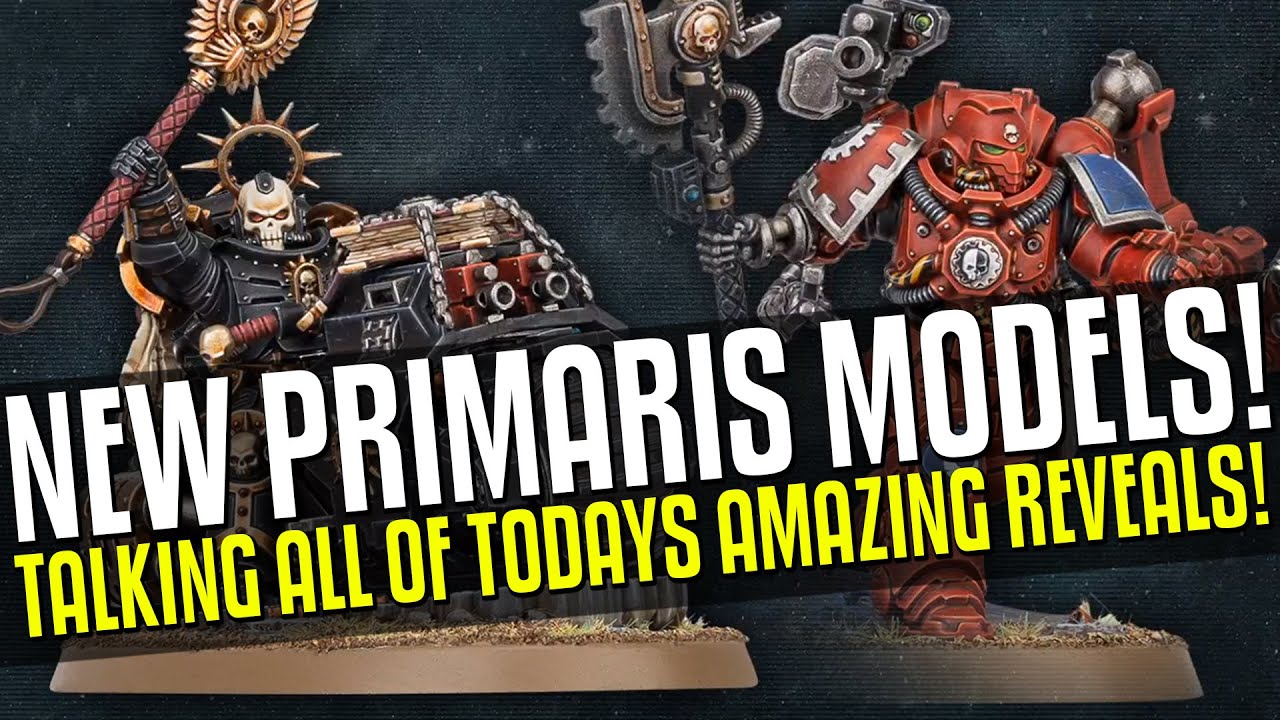 NEW Primaris Chaplain on a Bike & Techmarine Model Revealed! Silent ...