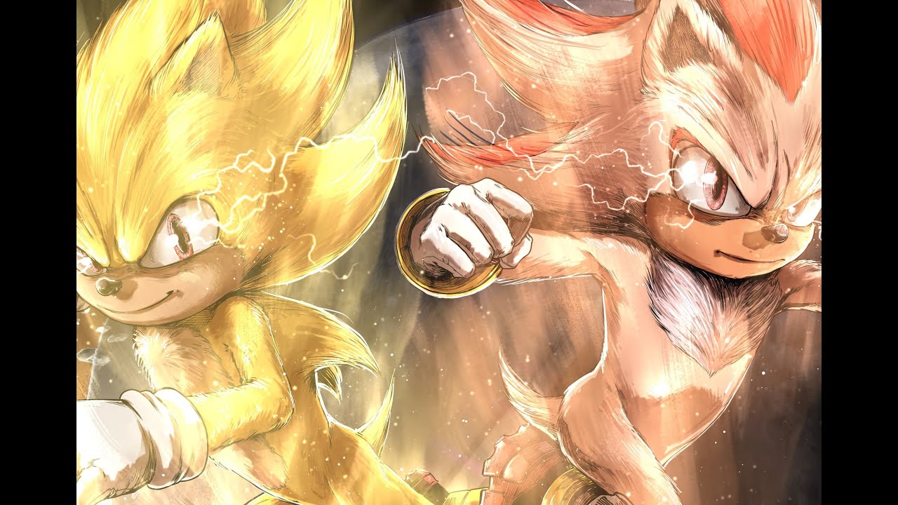 TIMELAPSE SONIC 3 SUPER SONIC AND SUPER SHADOW FINAL BATTLE - YouTube