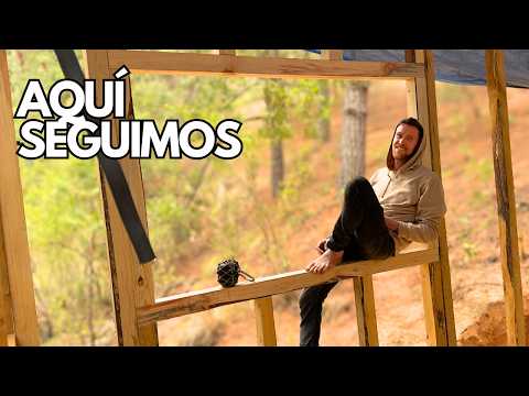 Cansado pero contento | Avances reales en la cabaña 🛠️