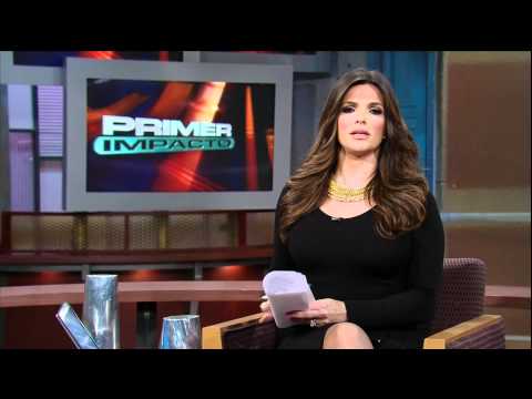 Bárbara Bermudo 2012/07/06 Primer Impacto HD; Black outfit