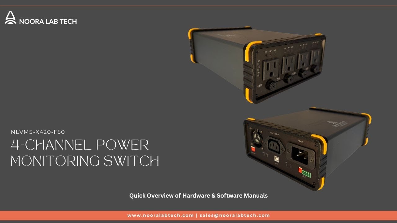 4-Channel Power Monitoring Switch - YouTube