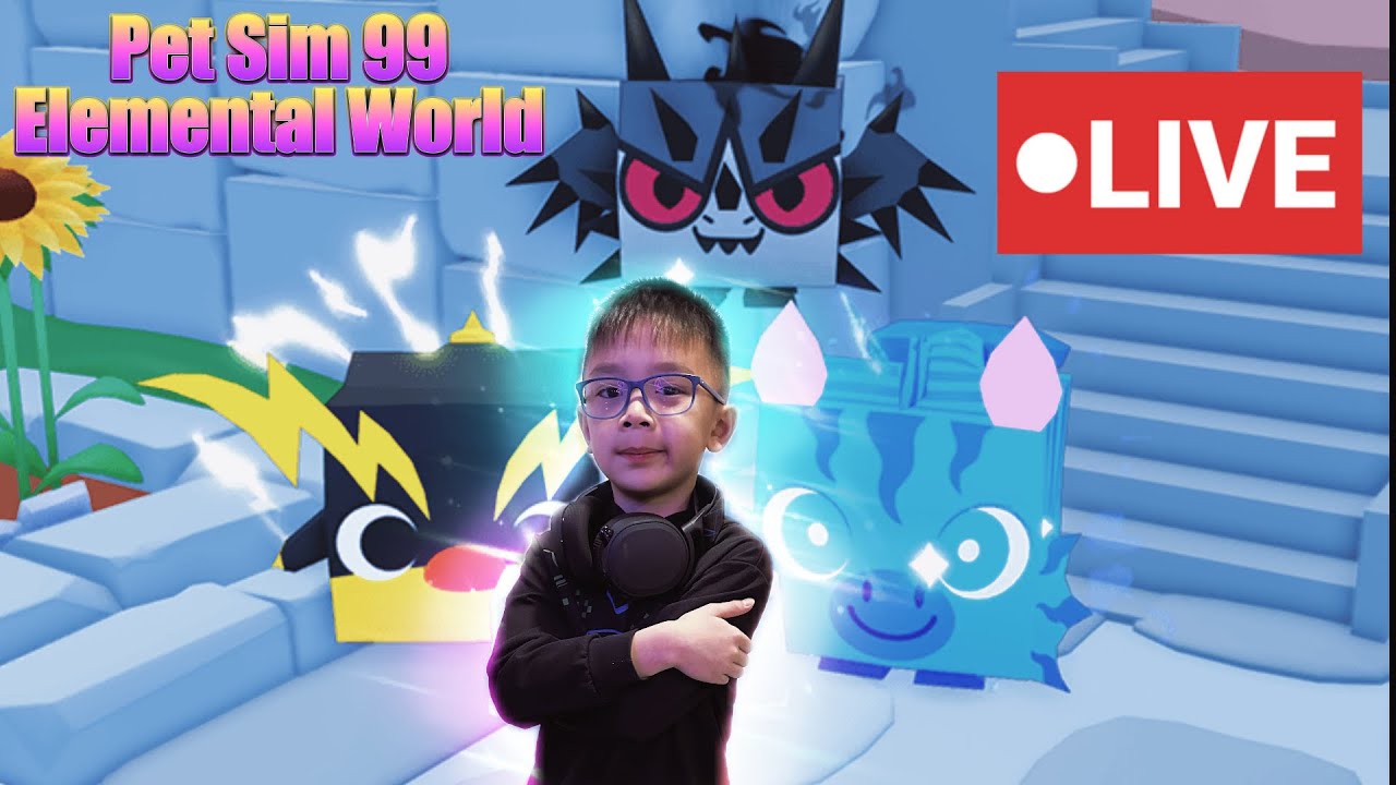 Pet Sim 99 (Roblox) - Elemental World - "LIVE" - YouTube
