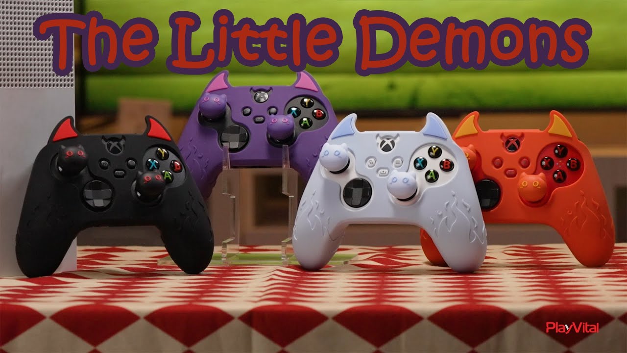PlayVital Xbox Series X/S Controller Little Demon Silicone Skin Cover ...