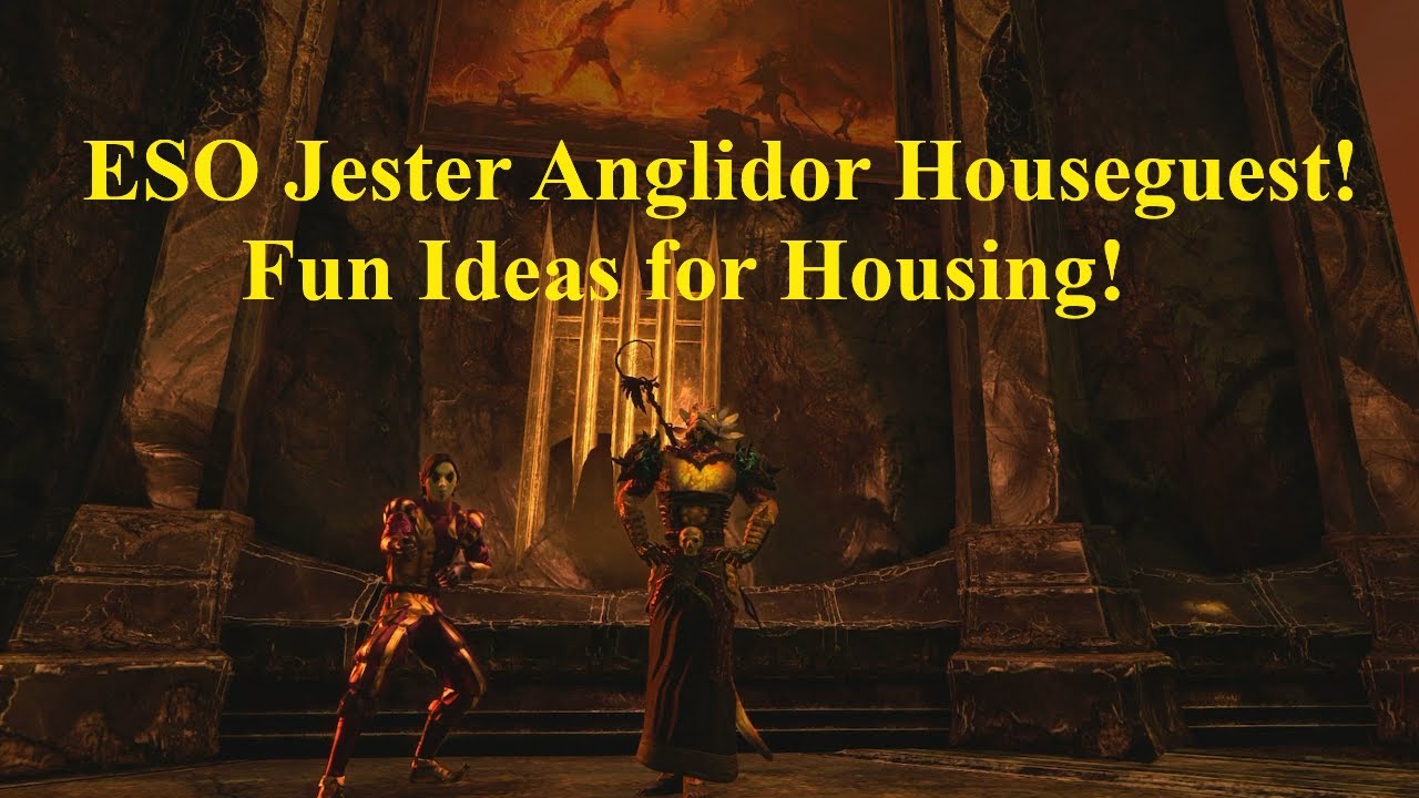ESO Jester Anglidor Houseguest Ideas! - YouTube
