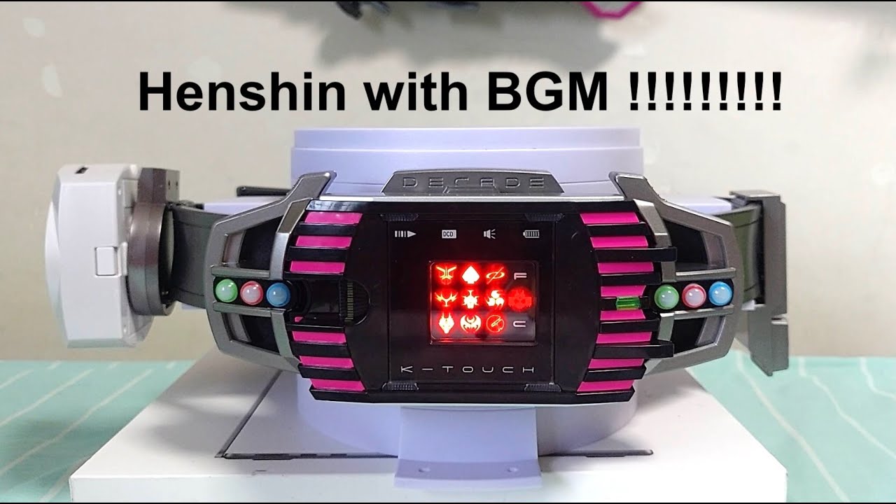 Henshin with BGM !!! Bootleg CSM K-Touch K Touch Kamen Rider Decade ...