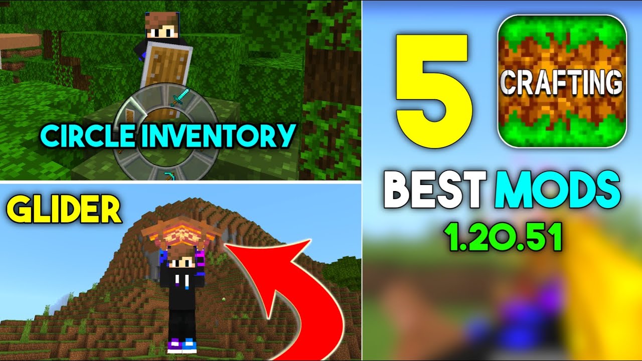 Top 5 Best Mods For Crafting and Building 1.20.51 | Crafting and ...
